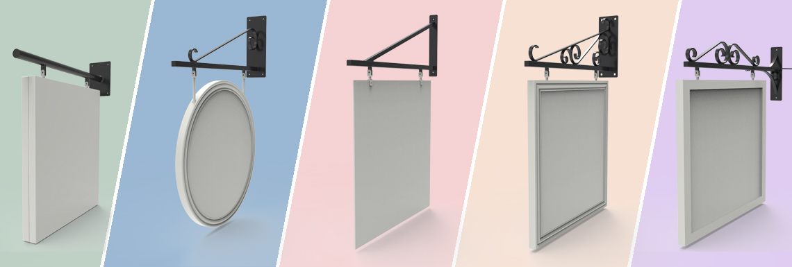 Swing Sign Wall Brackets - Hanging Signs