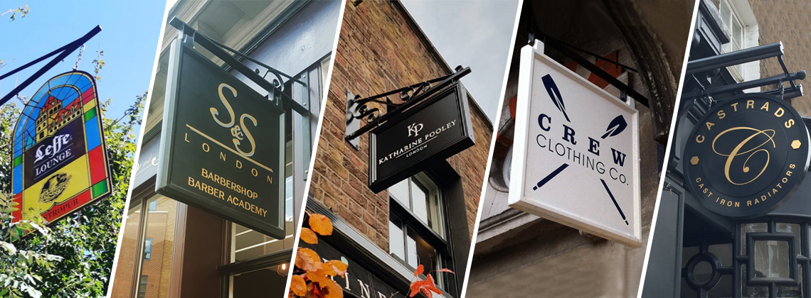 View All Hanging Swing Signboards - Hanging Signs